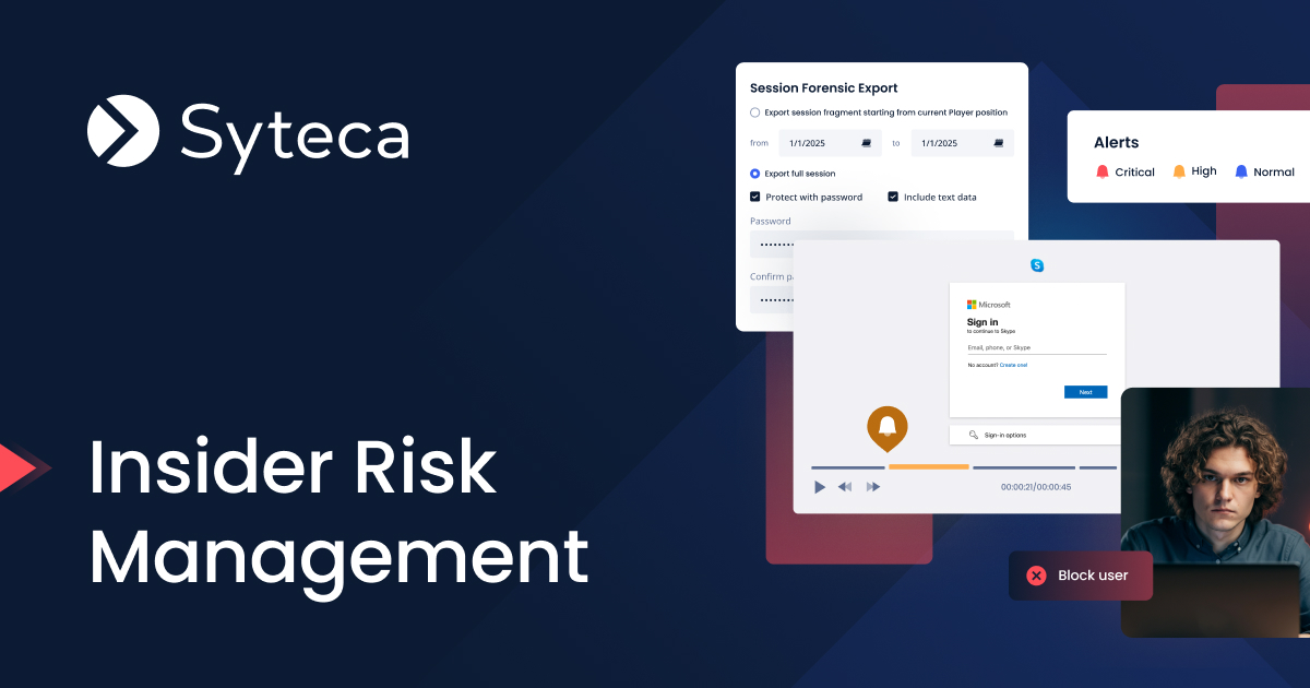Insider Risk Management Solution | Syteca